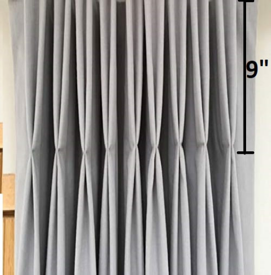Add pinch pleats top to our custom made curtains . Curtains not ...